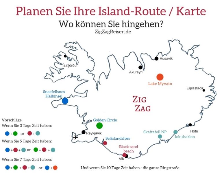5 Island Route Optionen (4, 7 Tagen, 10 Tagen...) - Fotos + Tipps