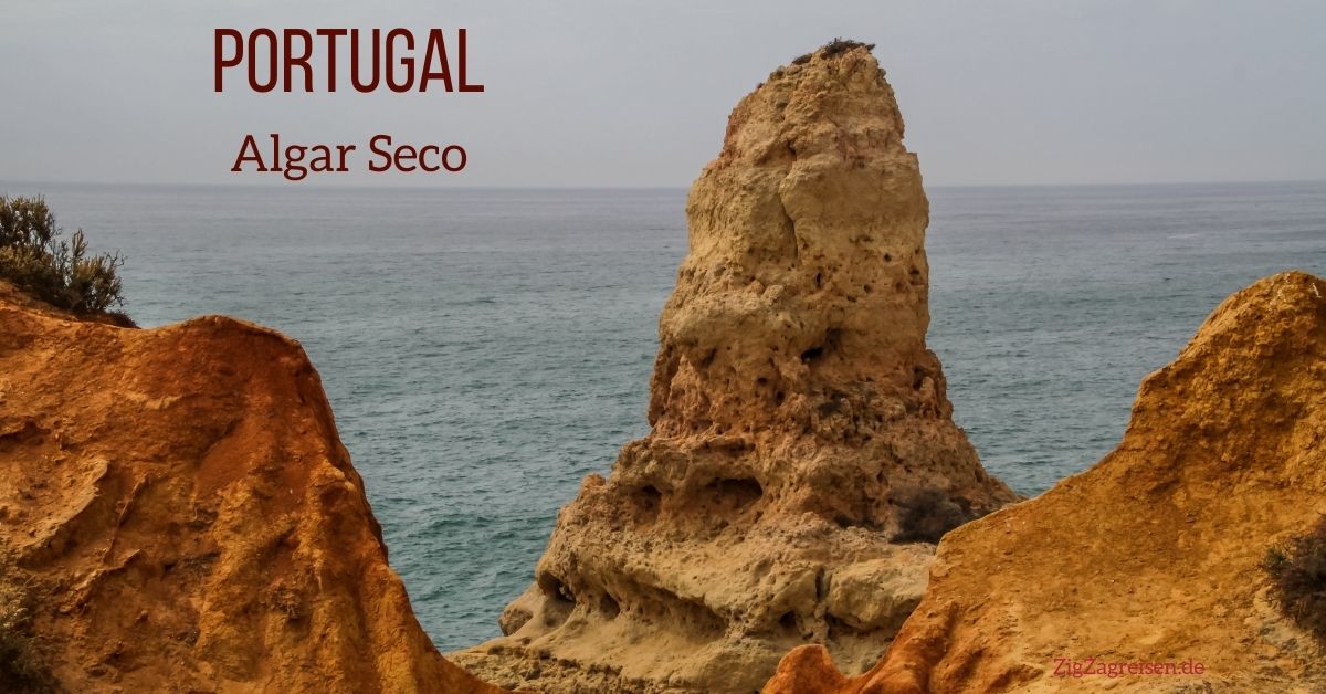 Algar Seco (Algarve): Klippenwanderung + Höhlen + Tipps